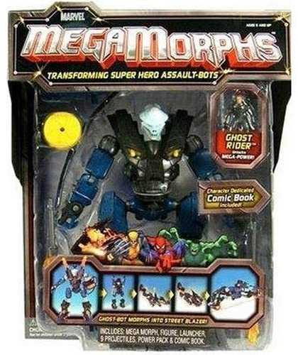 Toy Biz | Marvel | Mega Morphs | Series 2 | Ghostrider - Retroversetoys