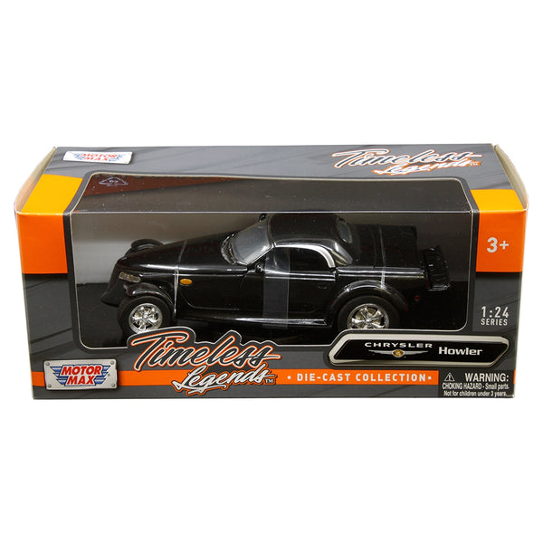 Motormax 1:24 Chrysler Howler – Black - Retroversetoys