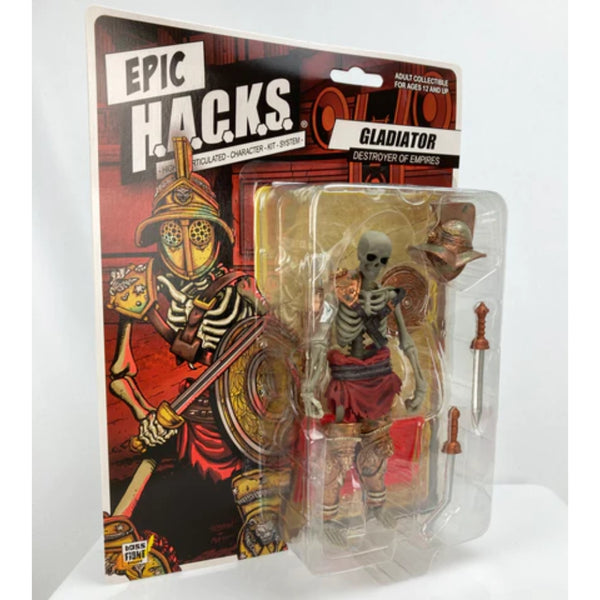 Epic H.A.C.K.S. Action Figure: Gladiator Skeleton - Retroversetoys