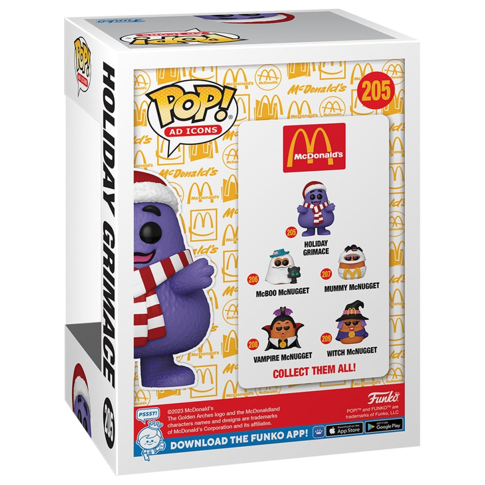 Funko Pop! Ad Icons: McDonald's - Holiday Grimace - Retro Force Toy Store