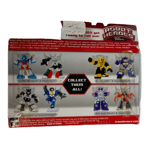 Transformers: Robot Heroes > Autobot Jazz & Thundercracker - Retro Force Toy Store