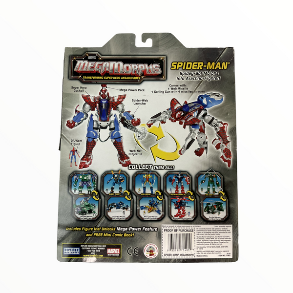 Marvel | Mega Morphs | Spider Man - Retroversetoys