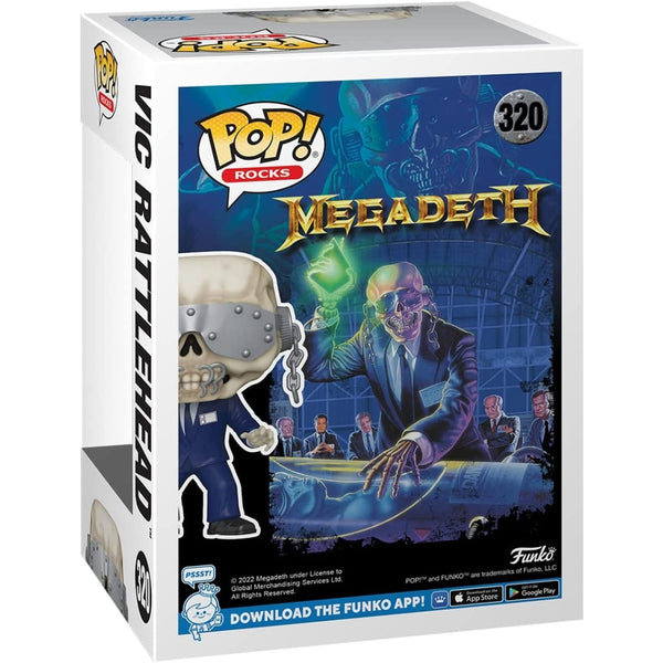 Funko Pop! Rocks: Megadeth - Vic Rattlehead - Retro Force Toy Store