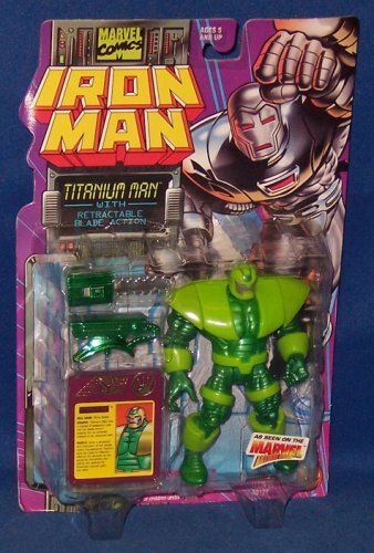 MARVEL | TITANIUM MAN | RETRACTABLE BLADE | ACTION | IRONMAN ...
