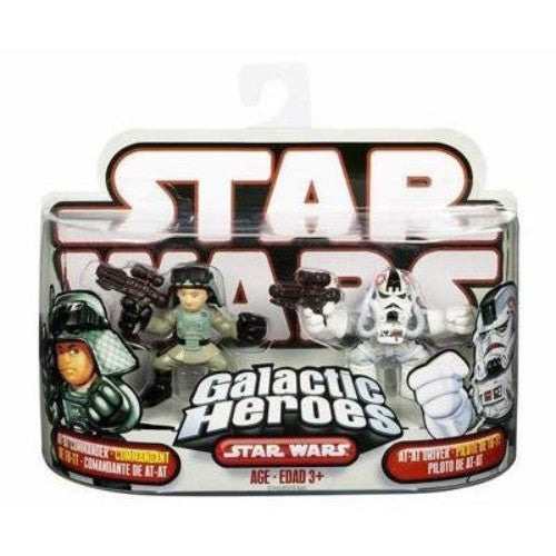 Star Wars Galactic Heroes AT-AT Commander & AT-AT Driver Figure Se ...